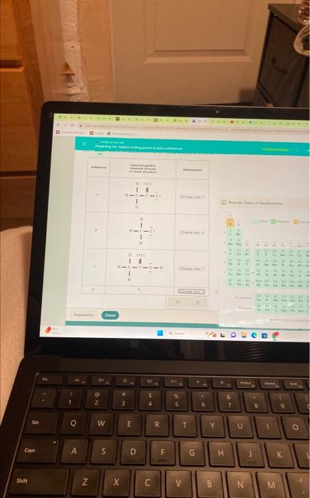 Solved substance C D B A chemical symbol, chemical formula | Chegg.com