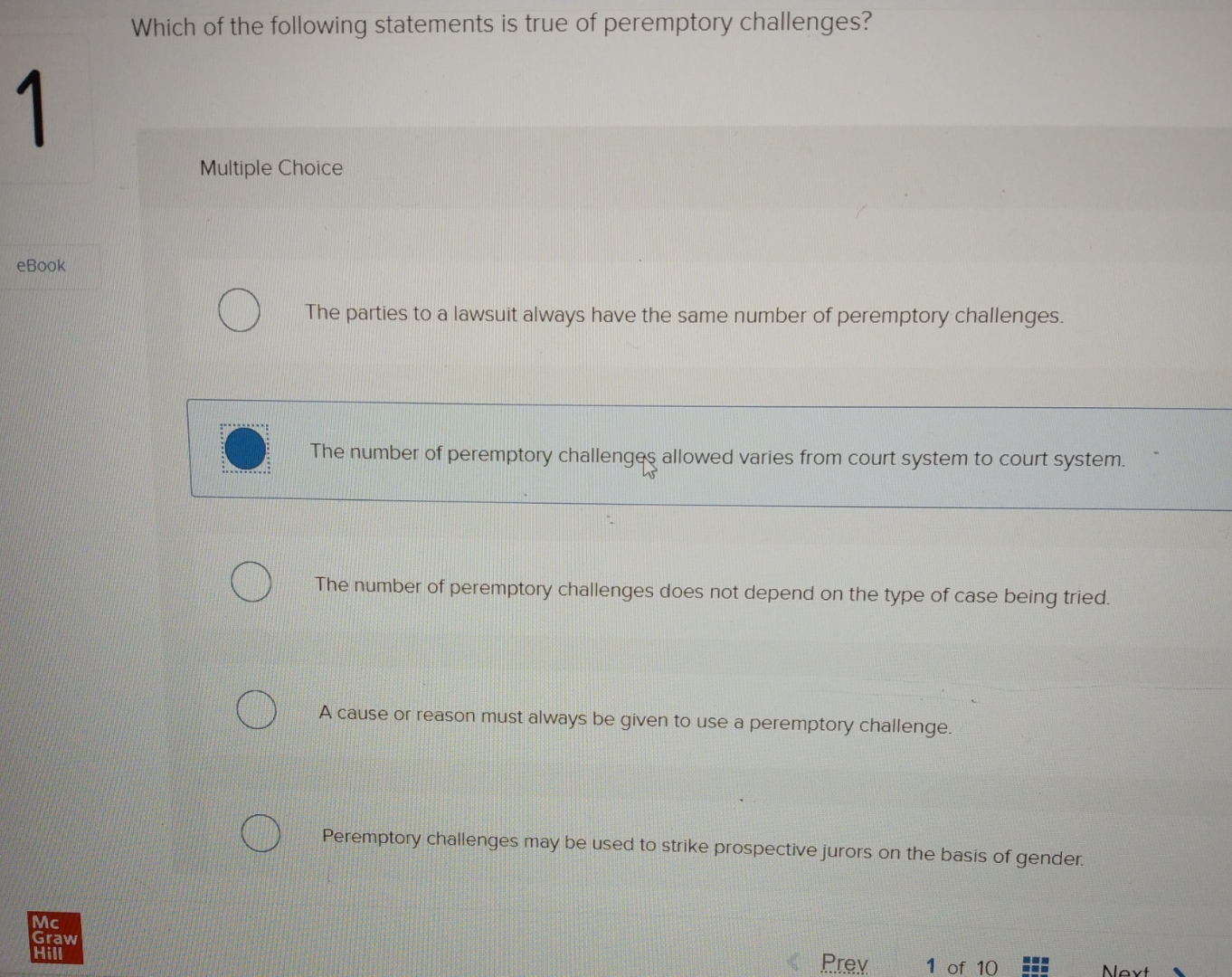 Solved Which of the following statements is true of | Chegg.com