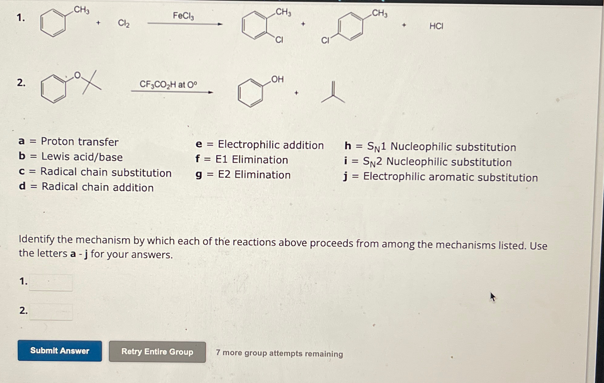 Solved a= ﻿Proton transferb= ﻿Lewis acid/basec= ﻿Radical | Chegg.com
