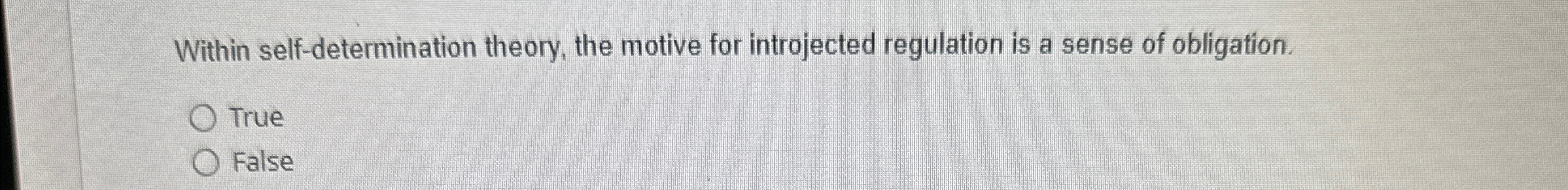 Solved Within self-determination theory, the motive for | Chegg.com
