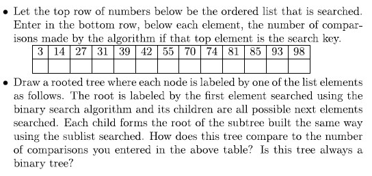 Solved - ﻿Let the top row of numbers below be the ordered | Chegg.com