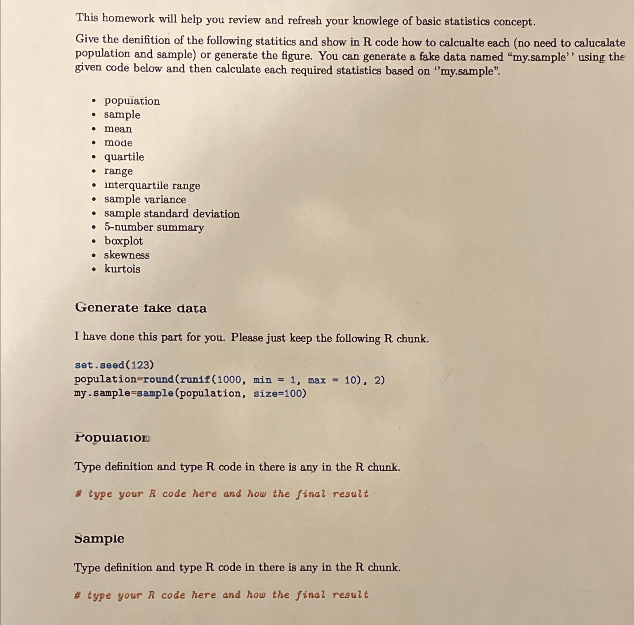 Solved This homework will help you review and refresh your | Chegg.com