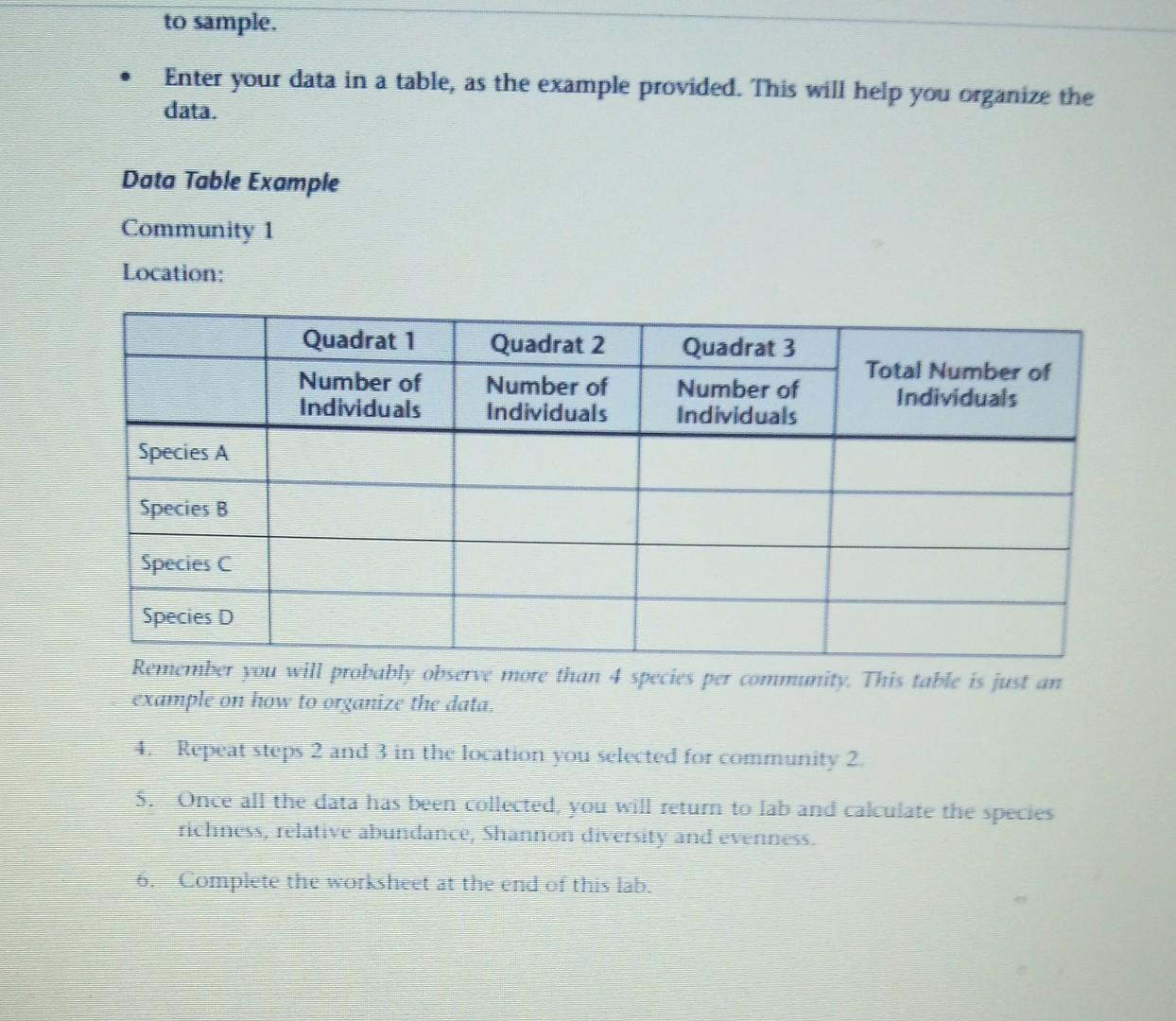 Solved - In the same community, repeat 2 more times in order | Chegg.com