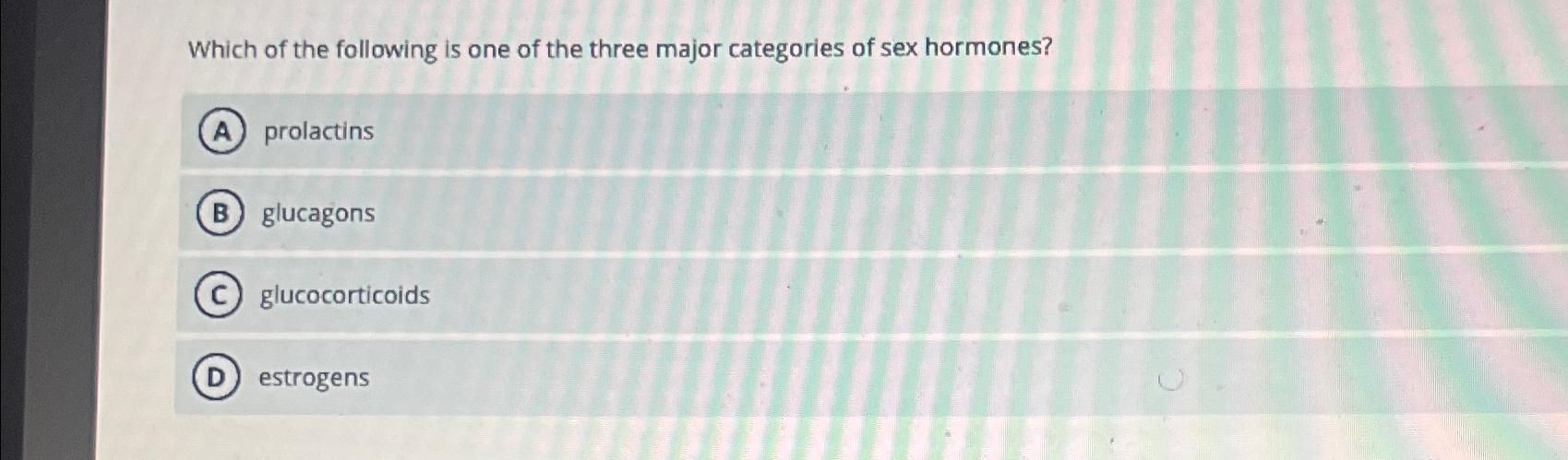 Solved Which of the following is one of the three major | Chegg.com