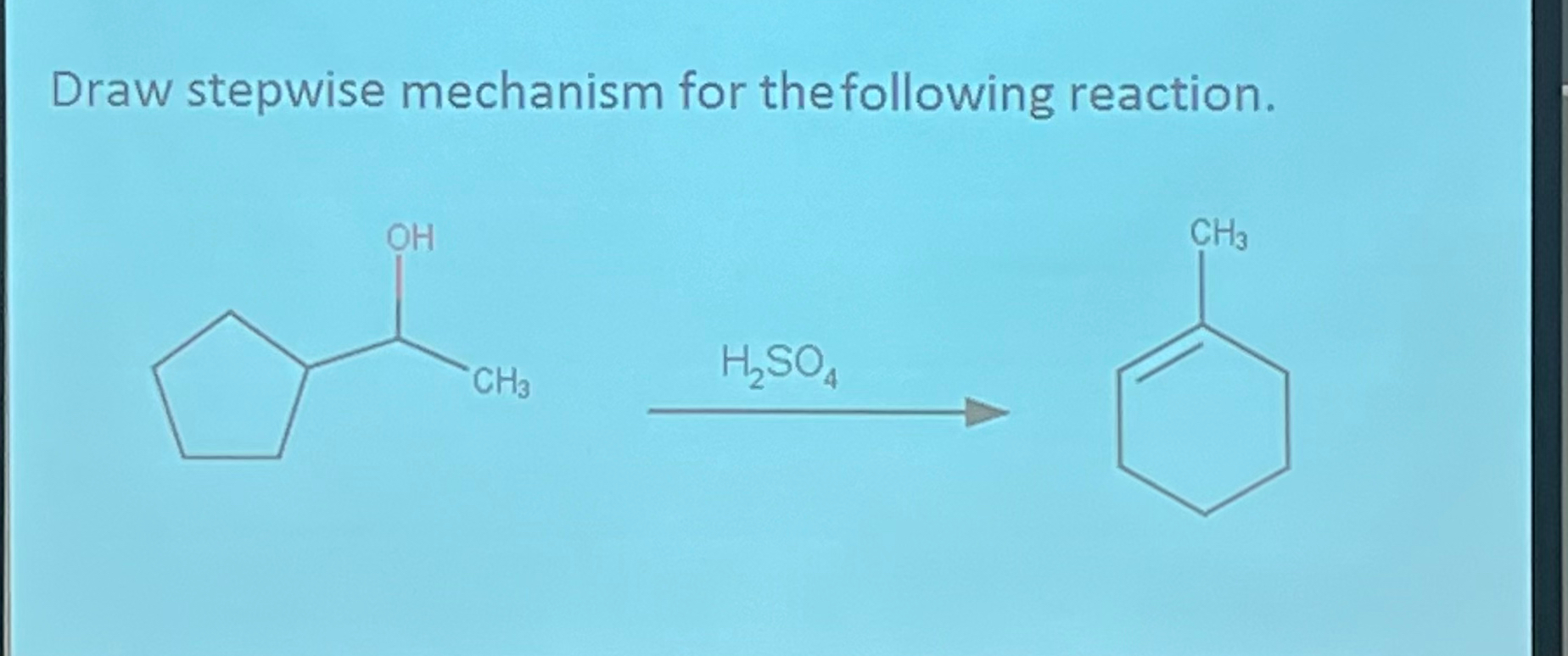 Solved Draw stepwise mechanism for the following | Chegg.com