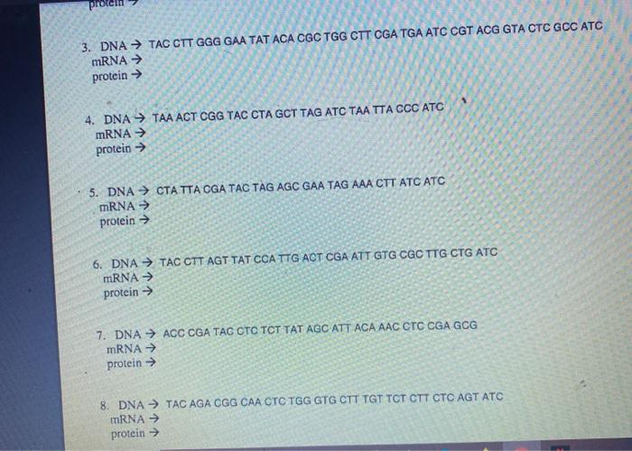 Solved PART C. Use your codon chart or the chart on page 298 | Chegg.com