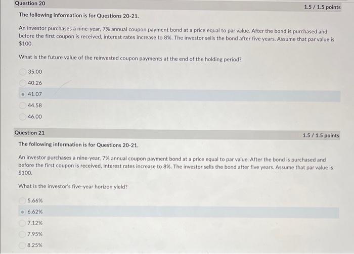 Solved The following information is for Questions 20-21. An | Chegg.com