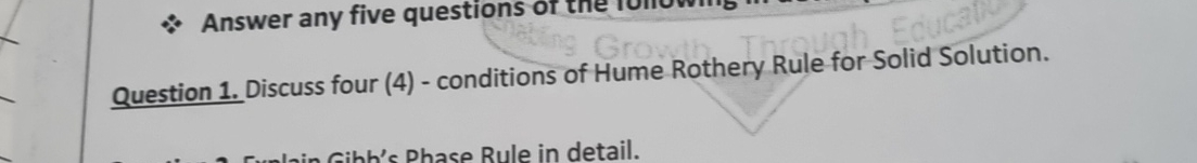 Solved Question 1. ﻿Discuss four (4) - ﻿conditions of Hume | Chegg.com