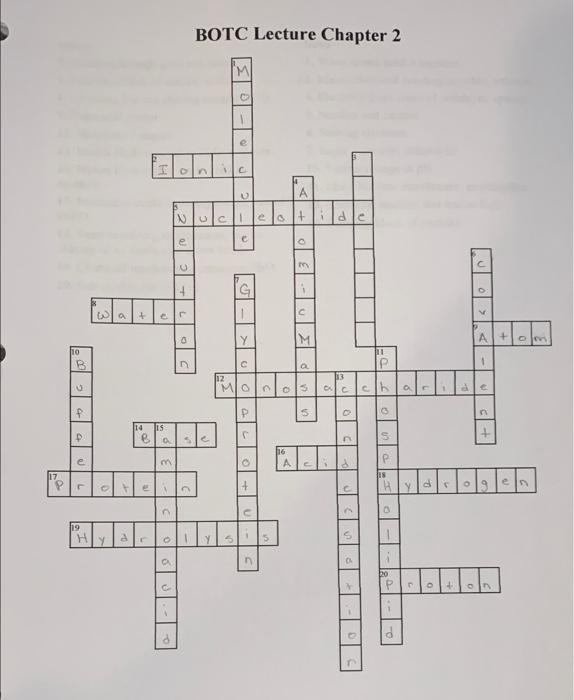 Solved Botc Lecture Chapter 2 Dn Vic U A Nulc 1 Els Tilde E 3757