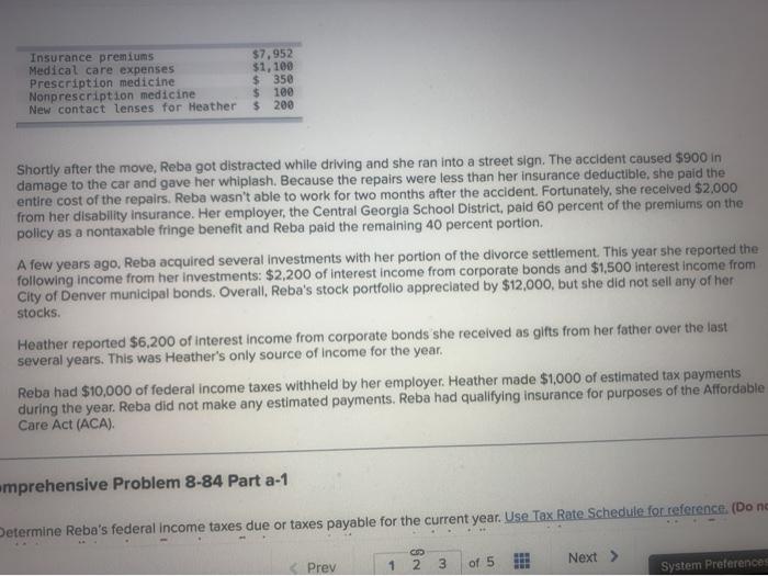 Solved Required information Comprehensive Problem 8-84 (LO | Chegg.com