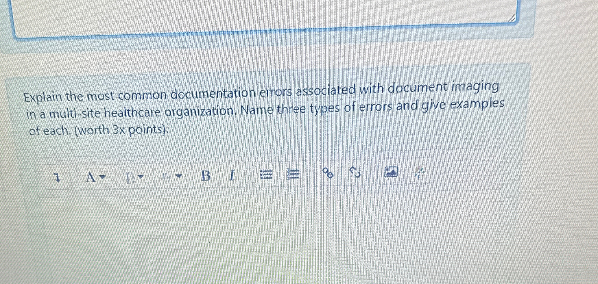Solved Explain the most common documentation errors | Chegg.com
