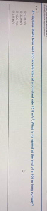 Solved QUESTION 45 An object moving in the + x direction | Chegg.com