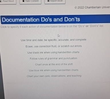 Solved Read AloudRate ContentπRepor IssueC 2022 ﻿Chamberlain | Chegg.com