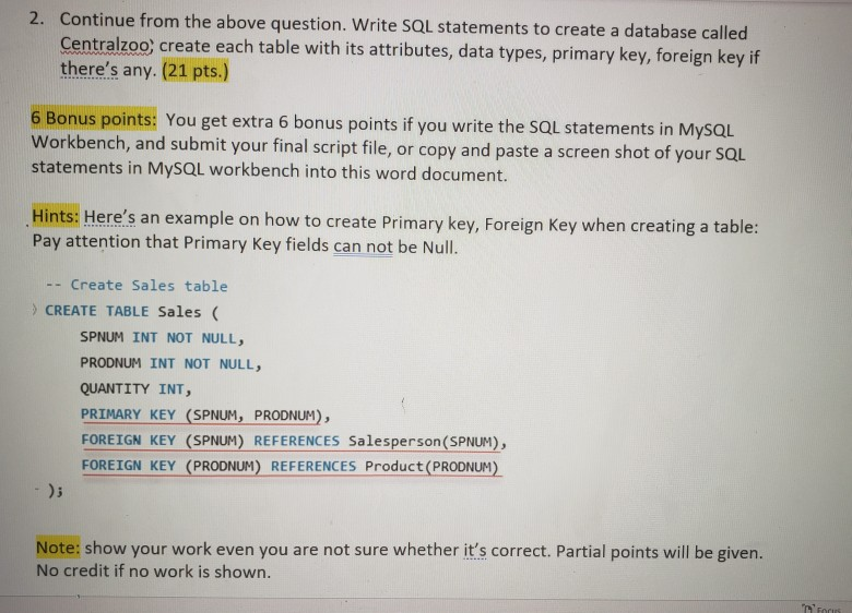 Solved Paragraph 1. Convert the following Central Zoo | Chegg.com