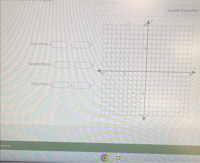 Solved (x−8)2+(y+87)2=925 Step 3 of 3 : Find three points | Chegg.com
