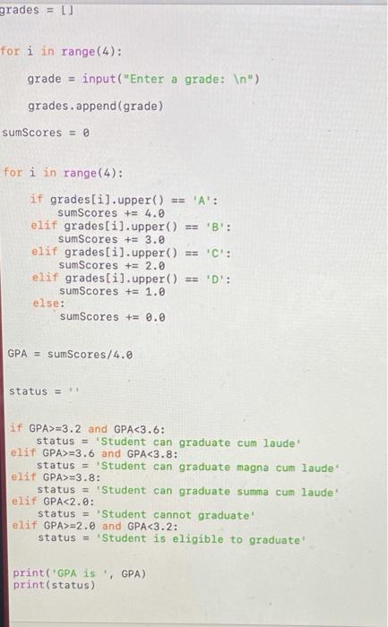 Solved Does this code uses loop and branching logic? if so | Chegg.com