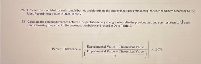 I need help finding the percent difference and | Chegg.com