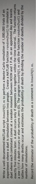 Solved Write a well-documented MATLAB script hmwk9Q1. m to | Chegg.com
