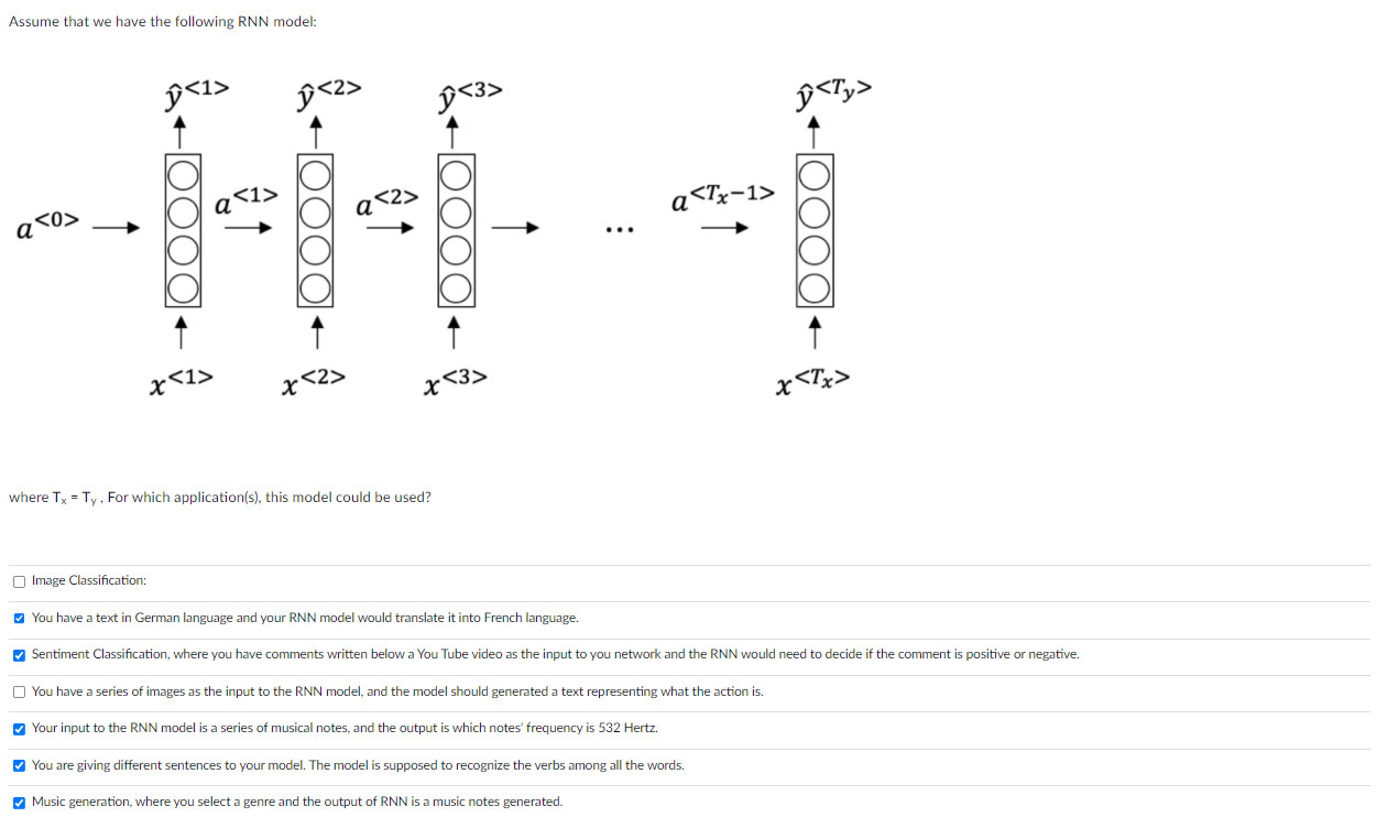 Solved Assume that we have the following RNN model: ﻿where | Chegg.com