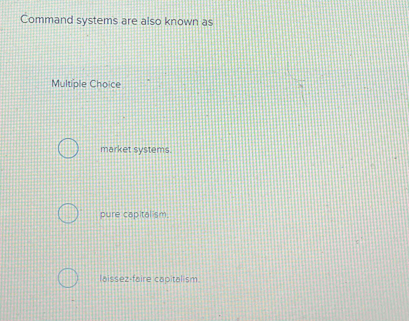 Solved Command systems are also known asMultiple | Chegg.com