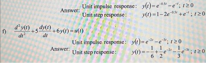 Solved 6. Zero-state and zero-input system response 6.1 Find | Chegg.com