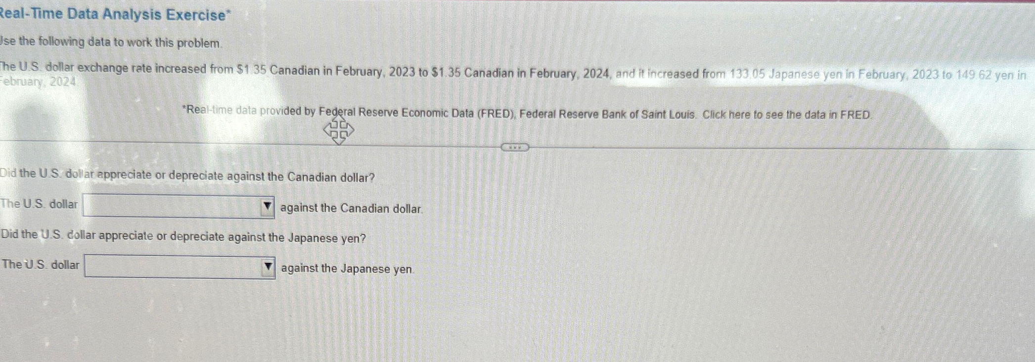 Solved Real-Time Data Analysis Exercise*Ise the following | Chegg.com