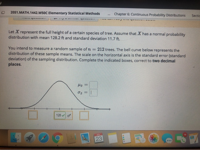 Solved 2051.MATH.1442.W50C Elementary Statistical Methods 4 | Chegg.com
