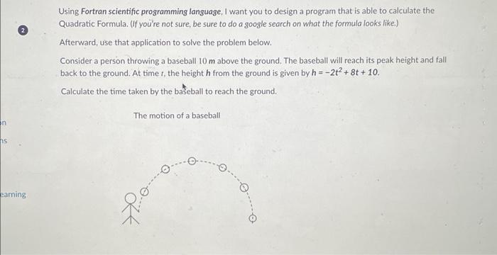 Solved Using Fortran Scientific Programming Language I Want 6428