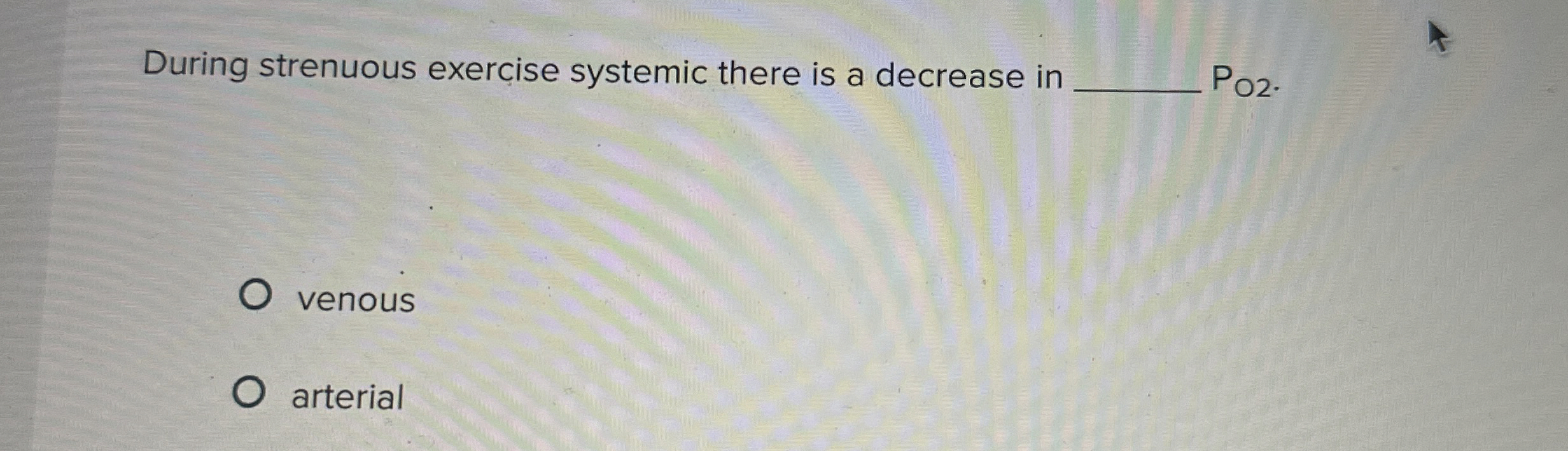 High Quality SOLUTION During strenuous exercise systemic there is a | Chegg.com