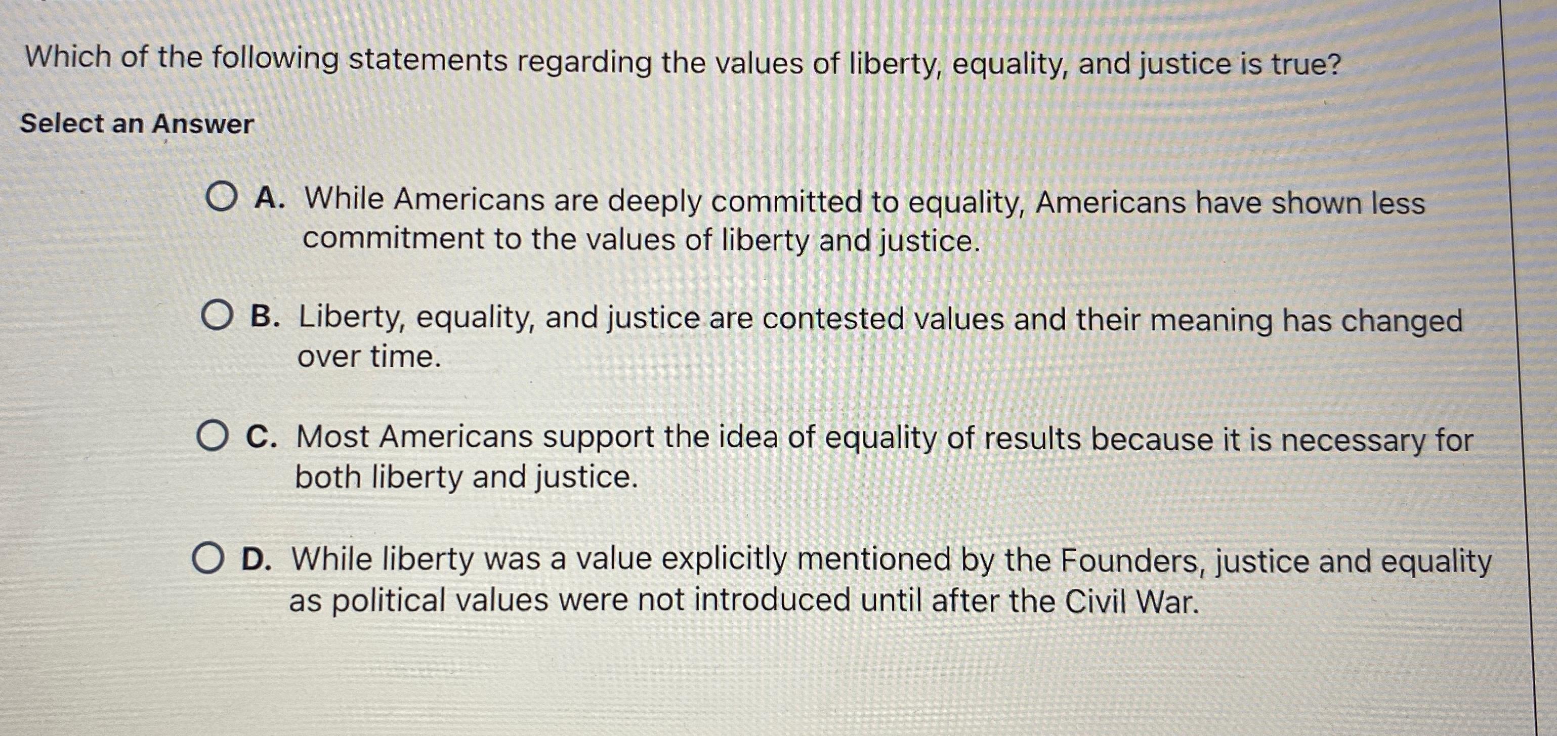 Solved Which of the following statements regarding the | Chegg.com