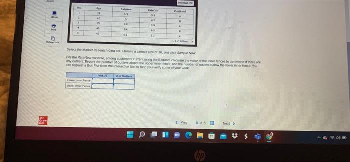 Visual Descriptive Statistics I. CHART SETTINGS Type | Chegg.com