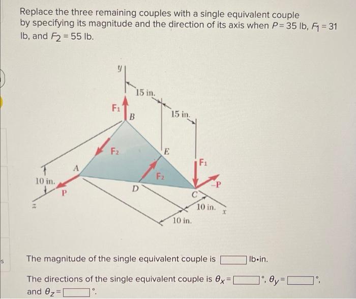 Solved S Replace the three remaining couples with a single | Chegg.com