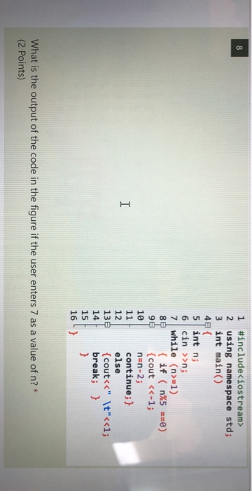 Solved 8 1 Include 2 Using Namespace Std 3 Int Main 4 2101