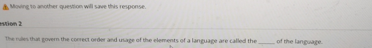 Solved The rules that govern the correct order and usage of | Chegg.com