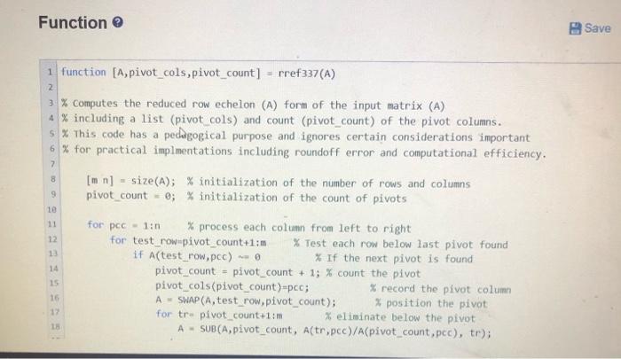 Solved Matlab Problem 41 Counting Arithmetic Operations In 3703
