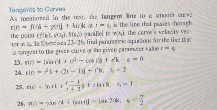Solved Tangents to Curves As mentioned in the text, the | Chegg.com