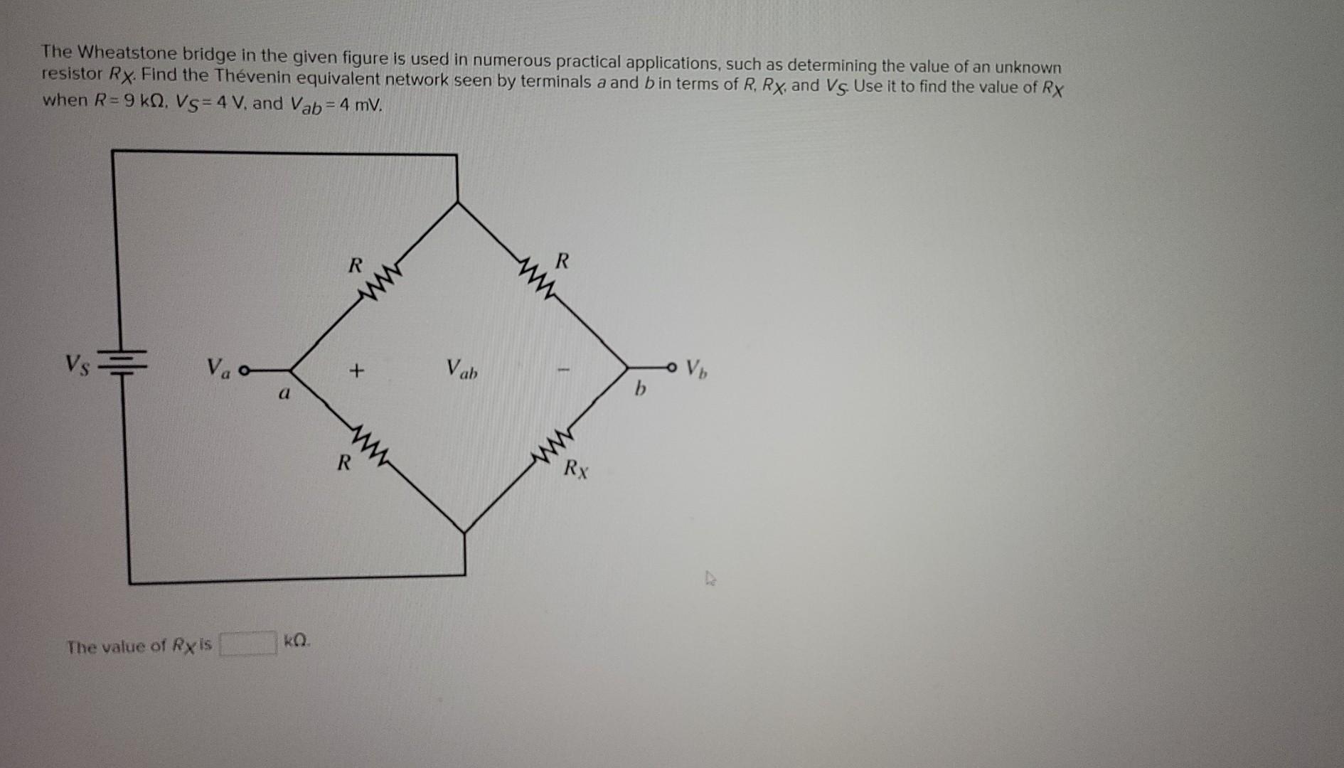 Solved The Wheatstone bridge in the given figure is used in | Chegg.com