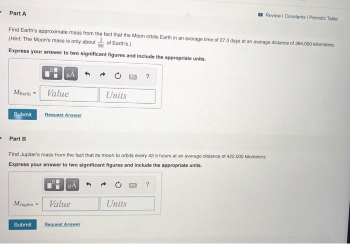 Solved - Part A Review Constants 1 Periodic Table Find | Chegg.com