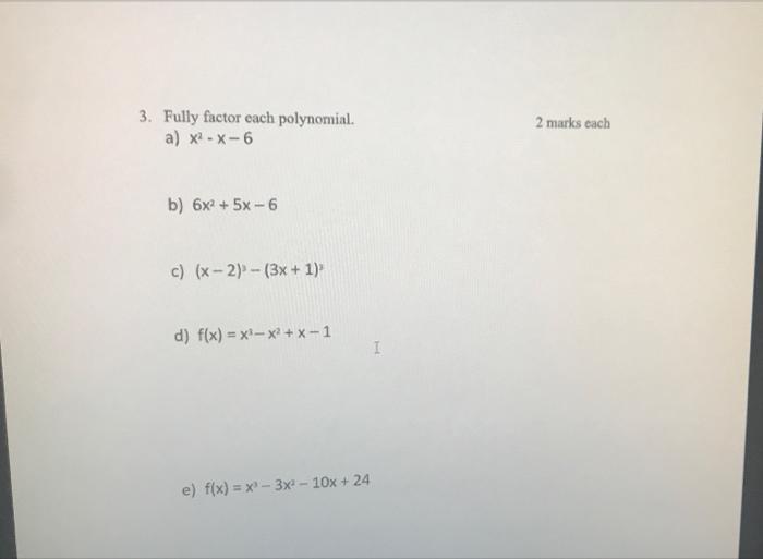 Solved 2. a) Determine the cubic function that has zeros at | Chegg.com