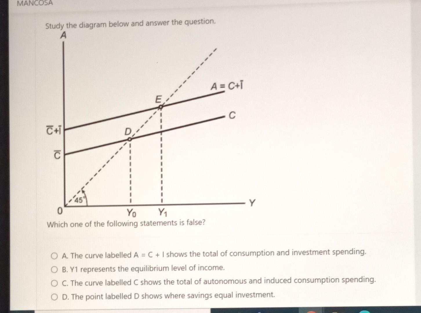 Solved Study the diagram below and answer the question. | Chegg.com