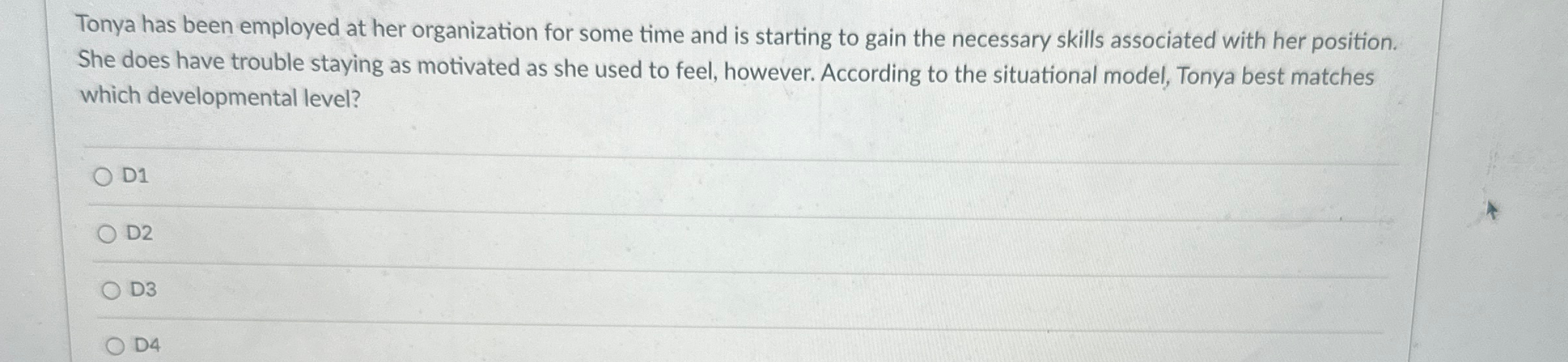 Solved Tonya has been employed at her organization for some | Chegg.com