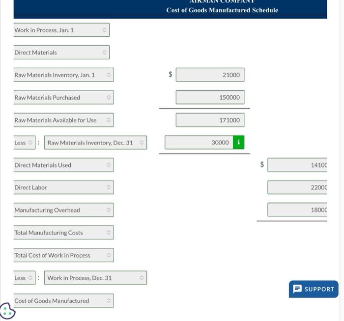 Solved Prepare an income statement through gross profit. | Chegg.com