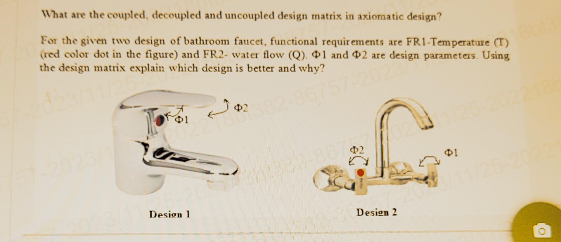 Solved What are the coupled, decoupled and uncoupled design | Chegg.com