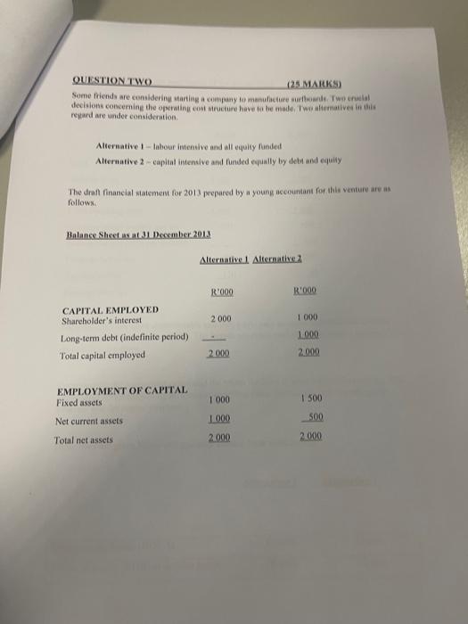 Solved QUESTION ONE Lecture Example 3 companies Sales | Chegg.com