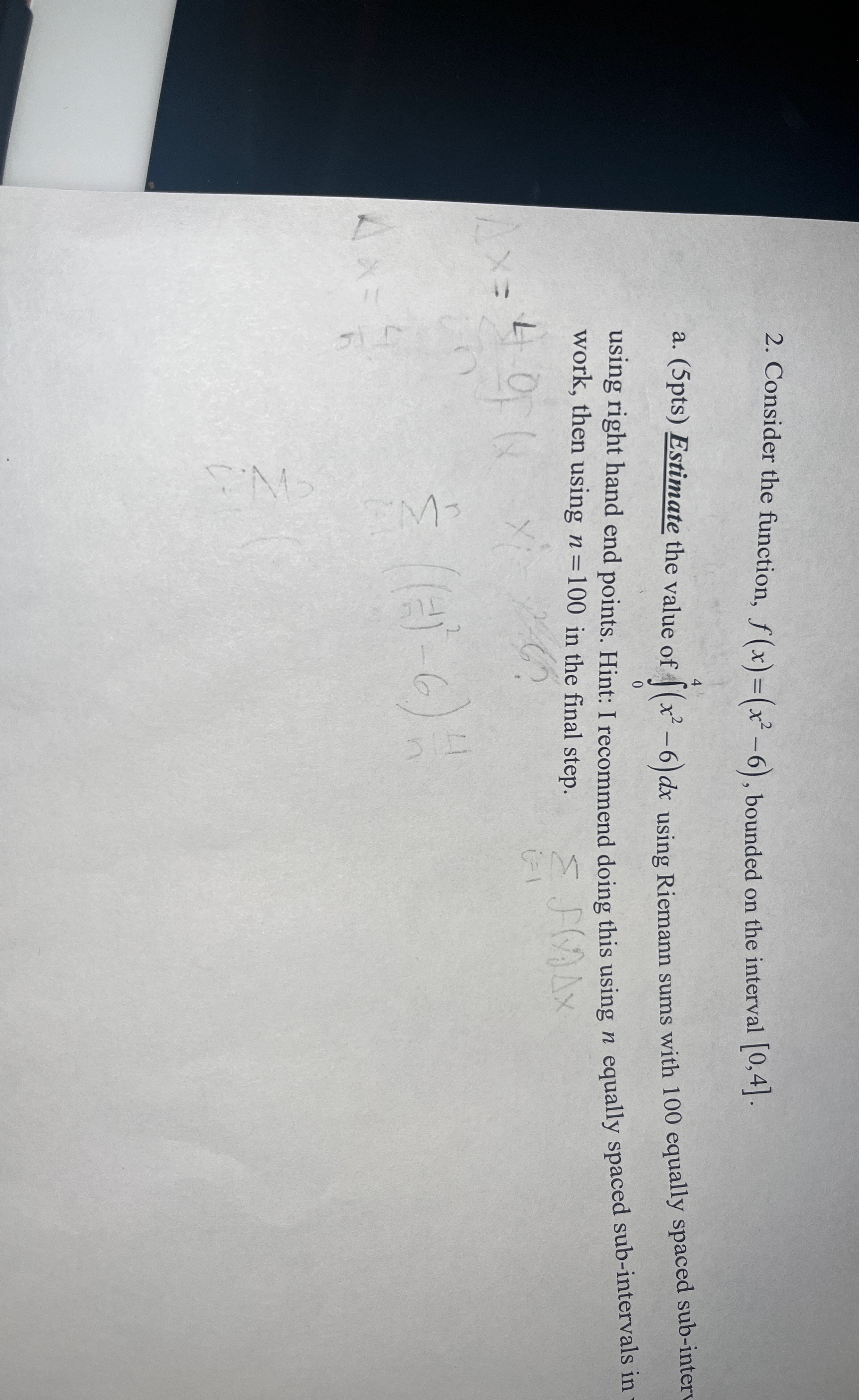 Solved Consider the function, f(x)=(x2-6), ﻿bounded on the | Chegg.com