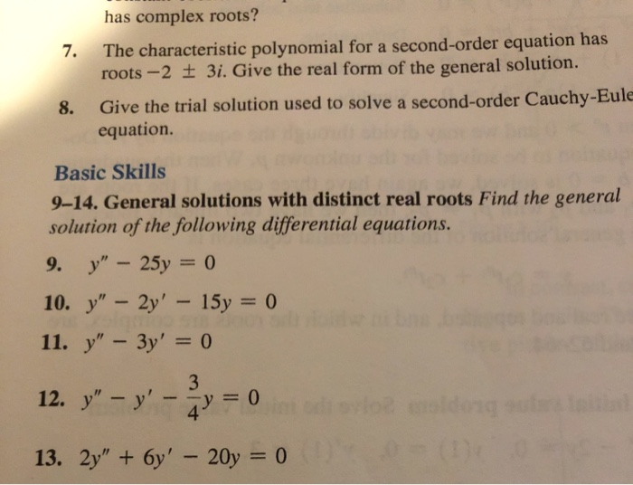 Solved has complex roots? The characteristic polynomial for | Chegg.com