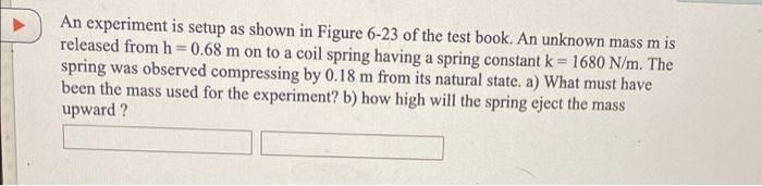 Solved An experiment is setup as shown in Figure 6−23 of the | Chegg.com