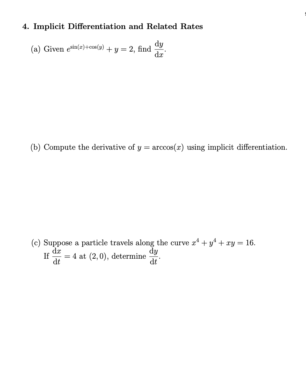 Implicit Differentiation and Related Rates(a) ﻿Given | Chegg.com