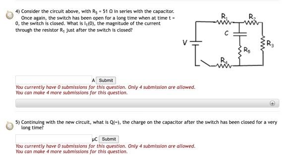 Solved Two Loop RC Circuit 1 1 2 3 4 5 6 A circuit is | Chegg.com