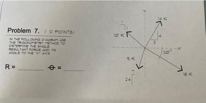 Solved Problem 7. (12 POINTS) IN THE FOLLOWING DIAGRAM, USE | Chegg.com